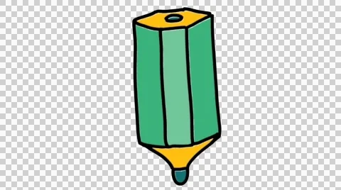 pencil color cartoon line drawing illust... | Stock Video | Pond5