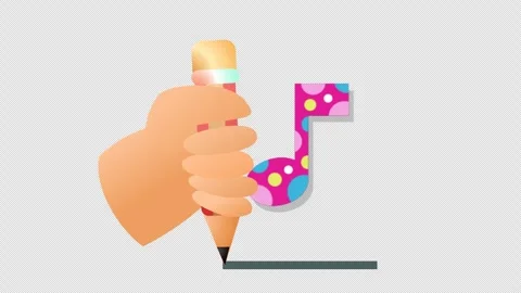 Music Notes Animation Stock Video Footage | Royalty Free Music Notes ...