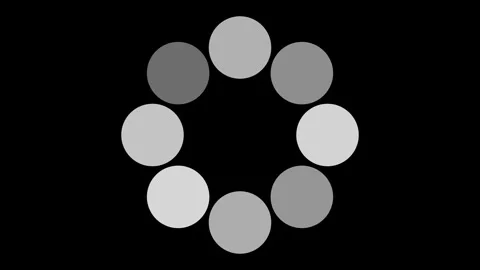 Pending loading screen - modern wiggling... | Stock Video | Pond5