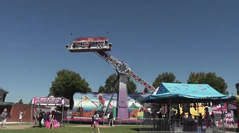 Pendulum Ride Stock Footage ~ Royalty Free Stock Videos | Pond5
