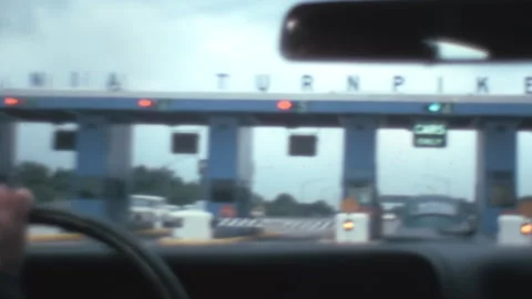 Pennsylvania Turnpike entrance sign at H... | Stock Video | Pond5