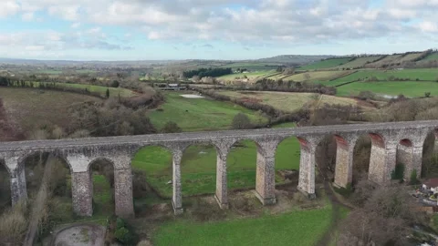 Pensford Viaduct Disused Railway Bridge | Stock Video | Pond5