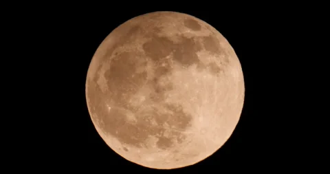 Penumbral Lunar Eclipse May Flower Moon.... | Stock Video | Pond5