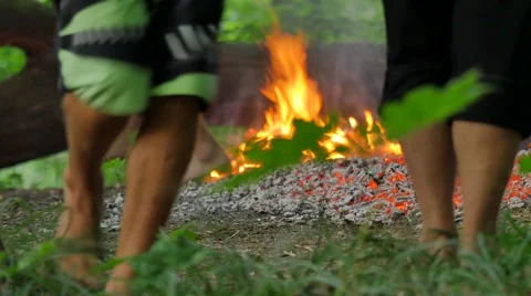 Walking On Hot Coals Stock Videos – Royalty-Free HD & 4K Videos | Pond5