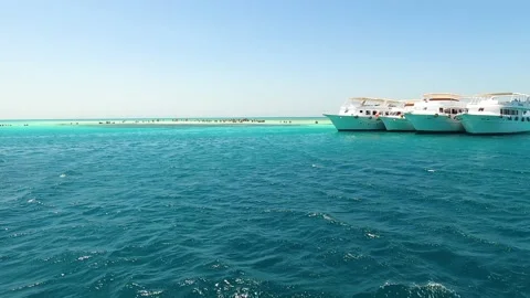 People at beautiful place in the Red sea... | Stock Video | Pond5