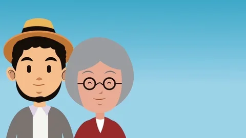 People cartoons concept HD animation | Stock Video | Pond5