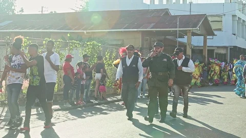 people in Che Guevara carnival costumes ... | Stock Video | Pond5