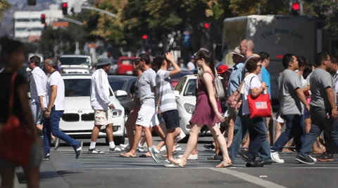 Los Angeles People Stock Video Footage | Royalty Free Los Angeles ...