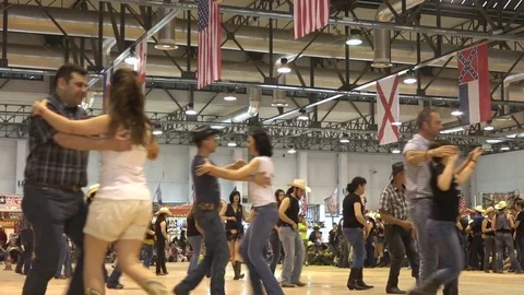 Country Line Dance Stock Video Footage | Royalty Free Country Line ...