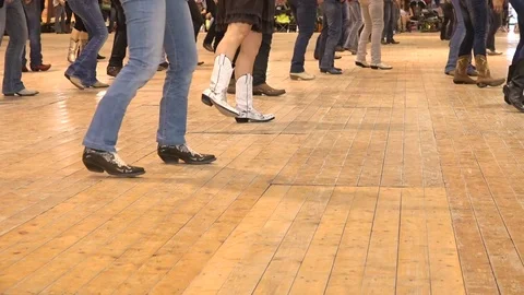 Royalty-Free Country Line Dance Stock Videos