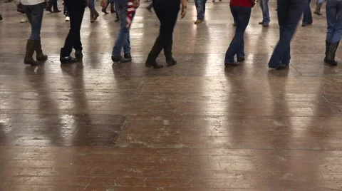 Royalty-Free Country Line Dance Stock Videos