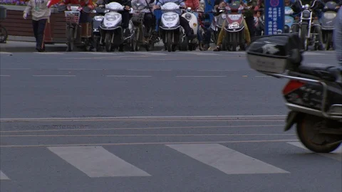 Motorcycle City Stock Footage ~ Royalty Free Stock Videos | Pond5