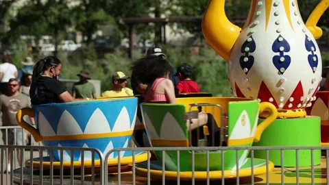 Teacup Ride Stock Videos – Royalty-Free HD & 4K Videos