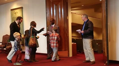 Entering Auditorium Stock Video Footage | Royalty Free Entering ...