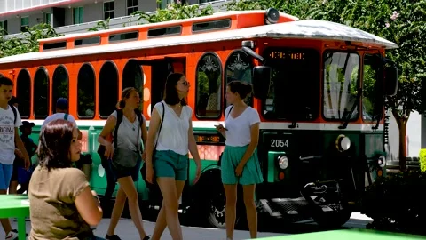 People In Trolley Stock Footage ~ Royalty Free Stock Videos | Pond5