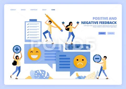 People give positive negative feedback with emoticons in comments ...