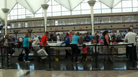 Airport Security Line Stock Video Footage | Royalty Free Airport ...