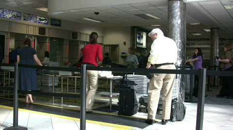 Security Checkpoint Stock Footage ~ Royalty Free Stock Videos | Pond5