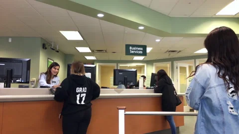 Waiting In Line At Bank Stock Footage ~ Royalty Free Stock Videos | Pond5