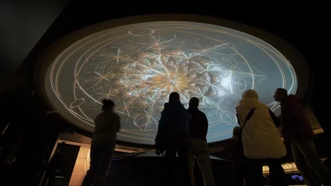 Projection Mapping Video Installation Stock Video Footage | Royalty ...