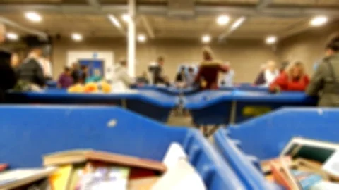 People Looking For Items In Goodwill Sto... | Stock Video | Pond5