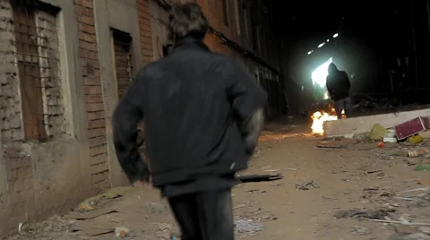 People Running From Danger Stock Video Footage | Royalty Free People ...