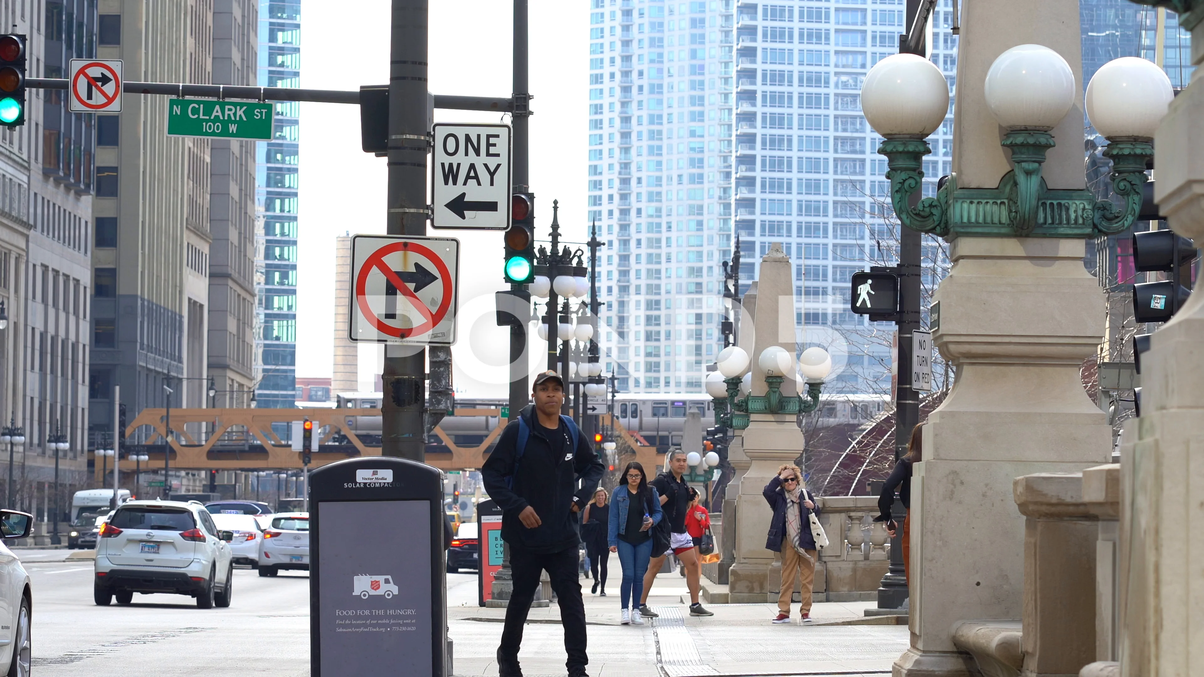 People Rushing To Work