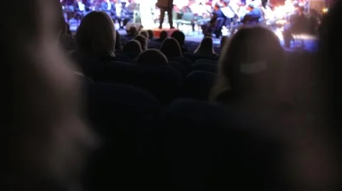 People Sitting in the Concert Hall | Stock Video | Pond5