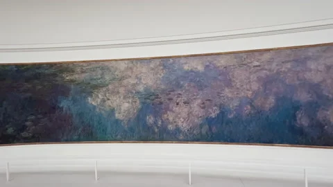 People Take Photos Of Monet's Paintings ... | Stock Video | Pond5