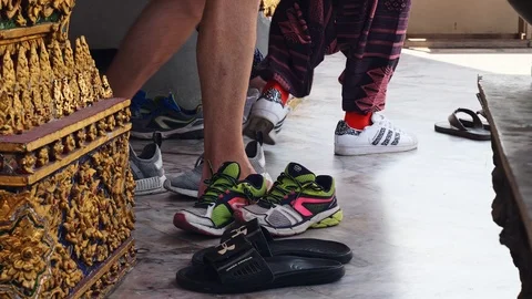 People Taking Off Shoes Stock Footage ~ Royalty Free Stock Videos | Pond5