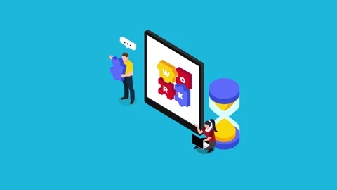 people team management 3d animation cart... | Stock Video | Pond5