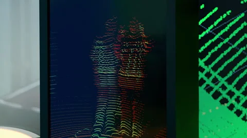 People using lidar sensor vision technol... | Stock Video | Pond5