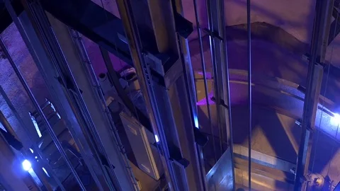 People waiting elevator then climb into ... | Stock Video | Pond5