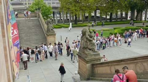 Long Queue Of People Stock Video Footage | Royalty Free Long Queue Of ...