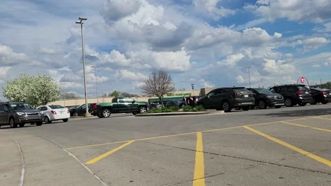 People Walking and Driving Target Shoppi... | Stock Video | Pond5