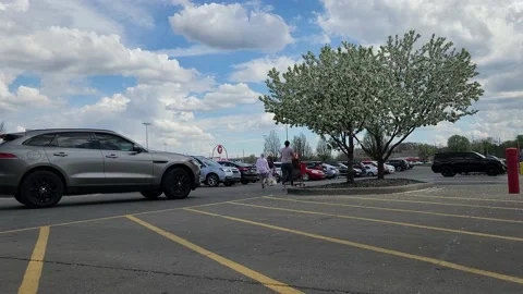 People Walking and Driving Target Shoppi... | Stock Video | Pond5