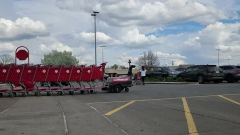 People Walking and Driving Target Shoppi... | Stock Video | Pond5