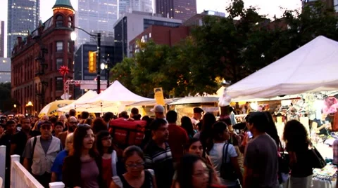 People Walking Busy Street Stock Video Footage | Royalty Free People ...