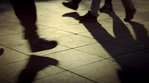 Footsteps Stock Footage ~ Royalty Free Stock Videos | Pond5