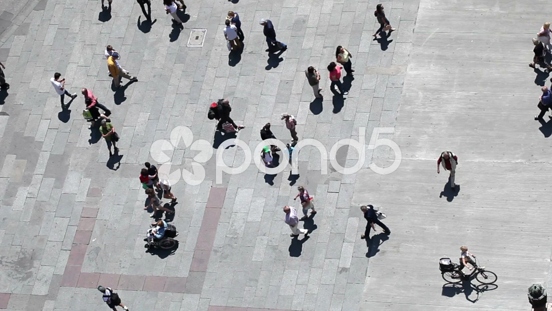 People Aerial View