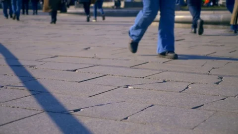 Footsteps Stock Footage ~ Royalty Free Stock Videos | Pond5