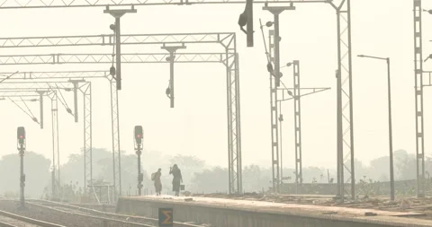 People Working at Train Station | Stock Video | Pond5