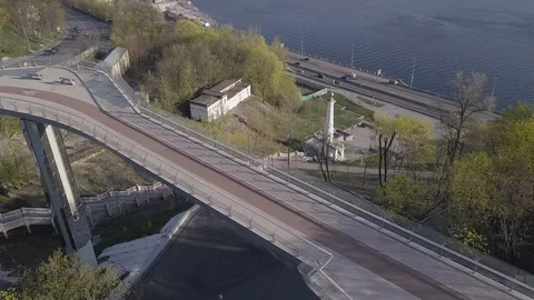 Peoples' Friendship Arch, Glass Bridge, ... | Stock Video | Pond5