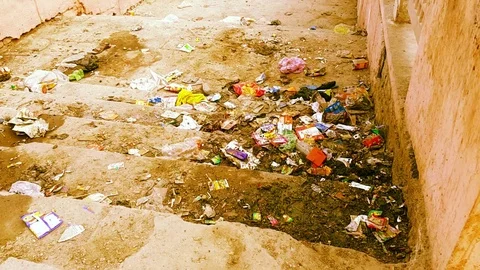 Peoples Throwing Dust Garbage Out side t... | Stock Video | Pond5