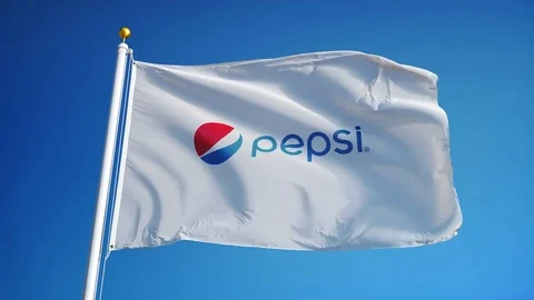 PepsiCo flag in slow motion, editorial a... | Stock Video | Pond5