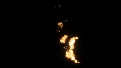 Perfectly looping realistic fire and fla... | Stock Video | Pond5