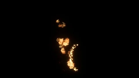 Perfectly looping realistic fire and fla... | Stock Video | Pond5