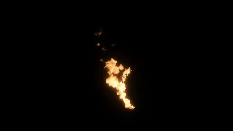 Perfectly looping realistic fire and fla... | Stock Video | Pond5