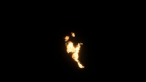 Perfectly looping realistic fire and fla... | Stock Video | Pond5