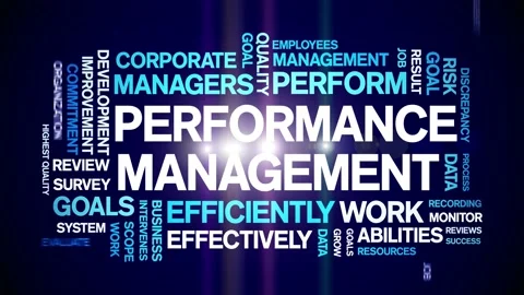 Performance Management animated word clo... | Stock Video | Pond5